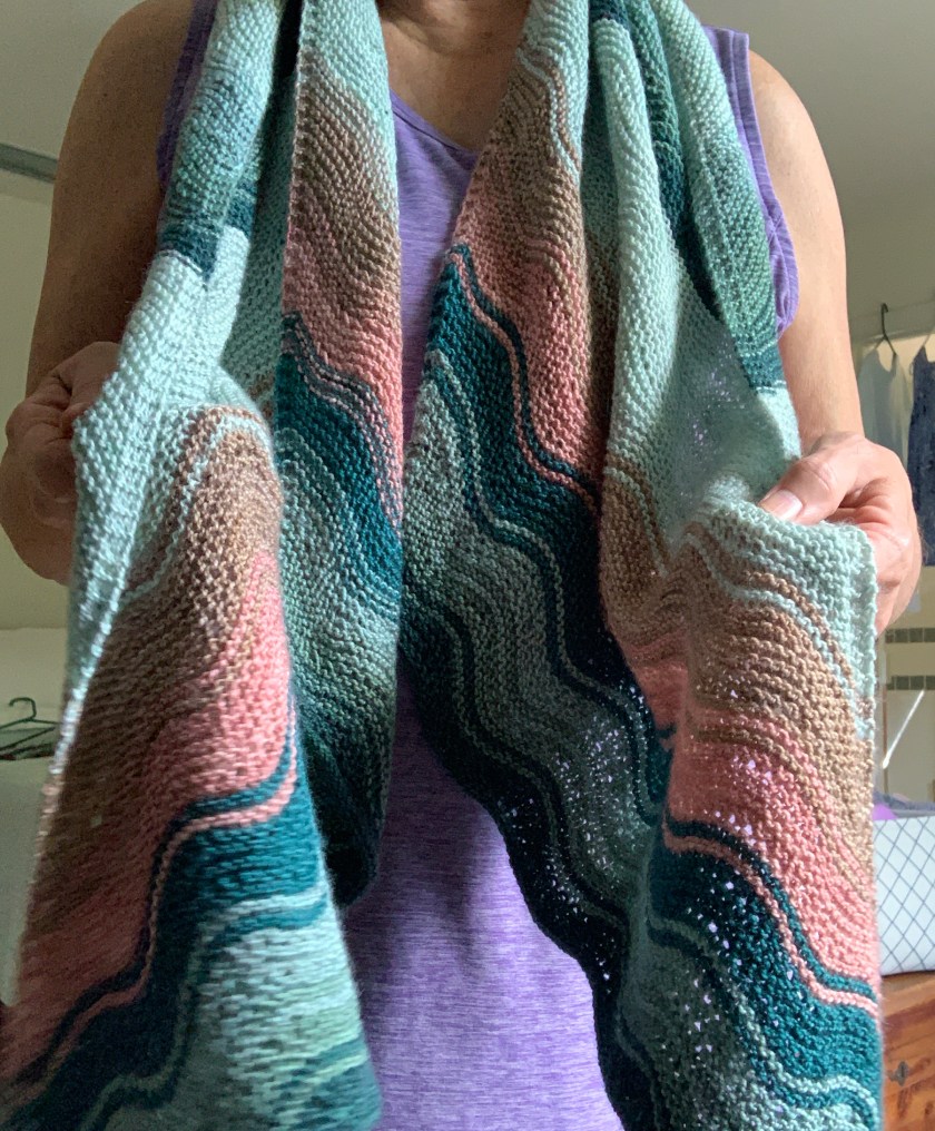 Crescent-shaped Shawls to Knit – New England's Narrow Road