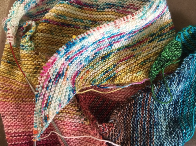 Easy Knitting FREE Shawl Pattern For Gradient Yarns – New England's ...