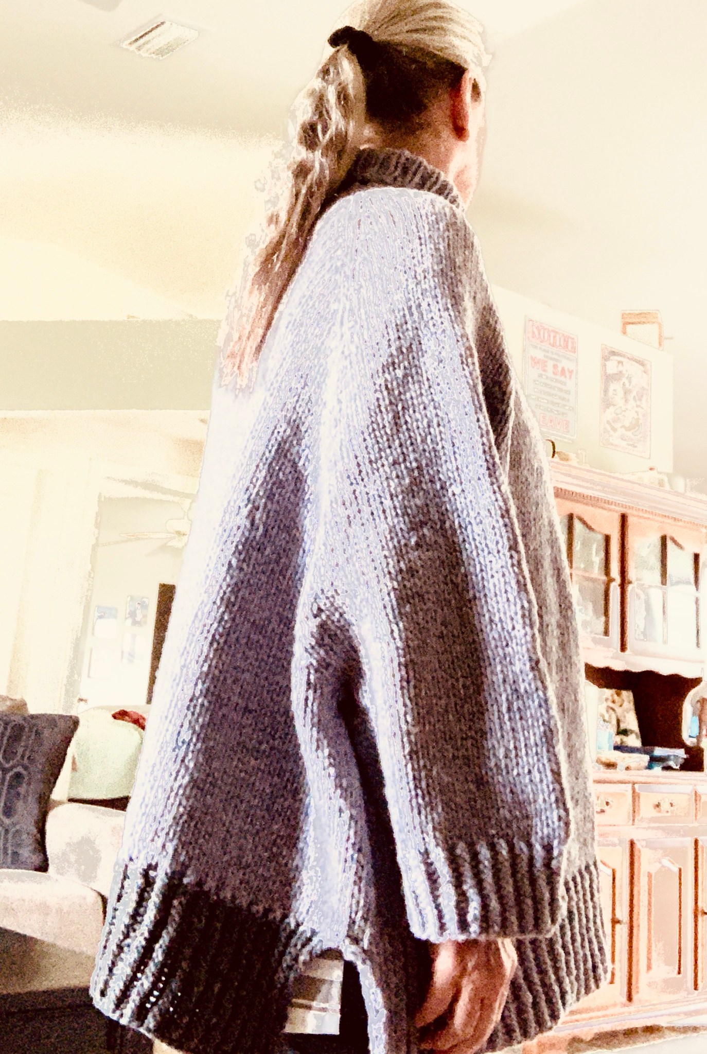 Photos of My Turtle Dove Sweater / Poncho – New England's Narrow Road