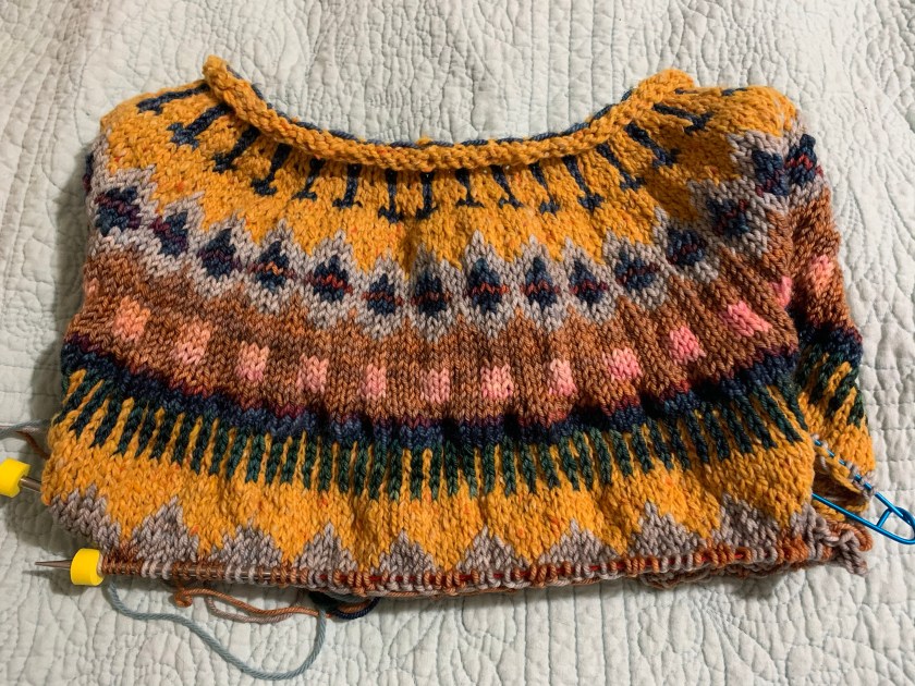 First Time Ripping Out Many Rows of Knitting – New England's Narrow Road