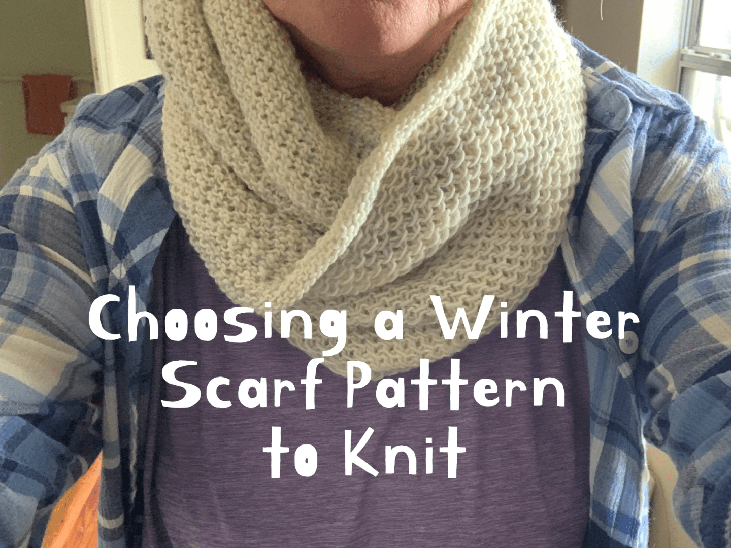 My Turn to Knit the Sophie Scarf – New England's Narrow Road