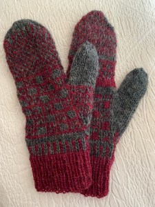 Made-Up Mittens Pattern Knit in Two Types of Lopi Wool – New England's ...