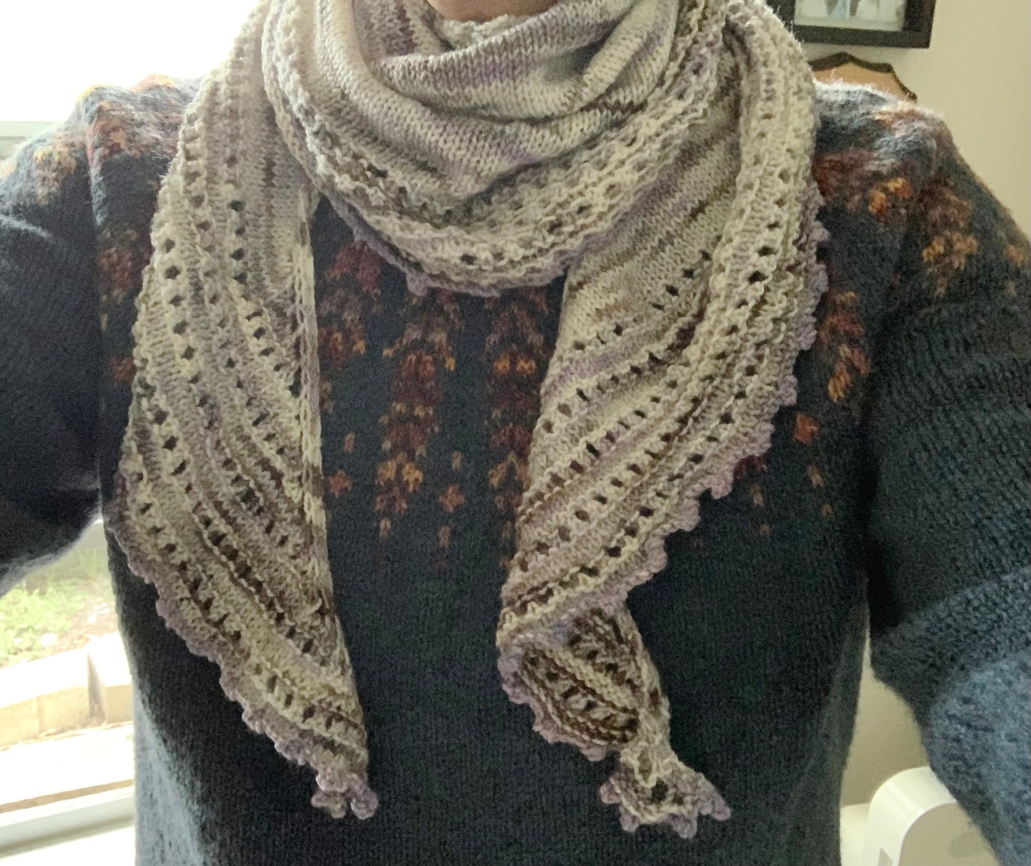 Crescent-shaped Shawls to Knit – New England's Narrow Road