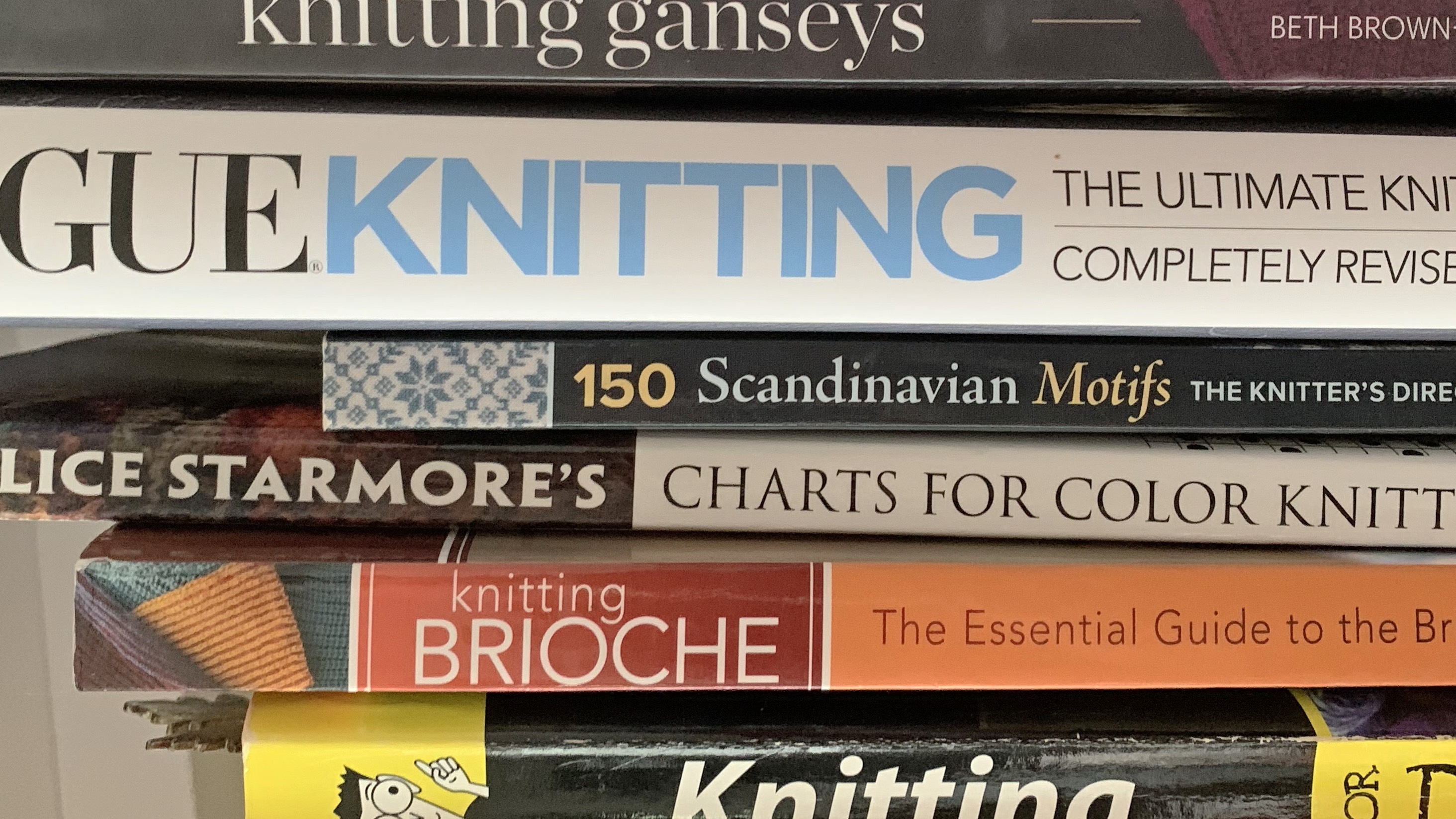 A Collection of Knitting Books Worth Having – New England's Narrow Road