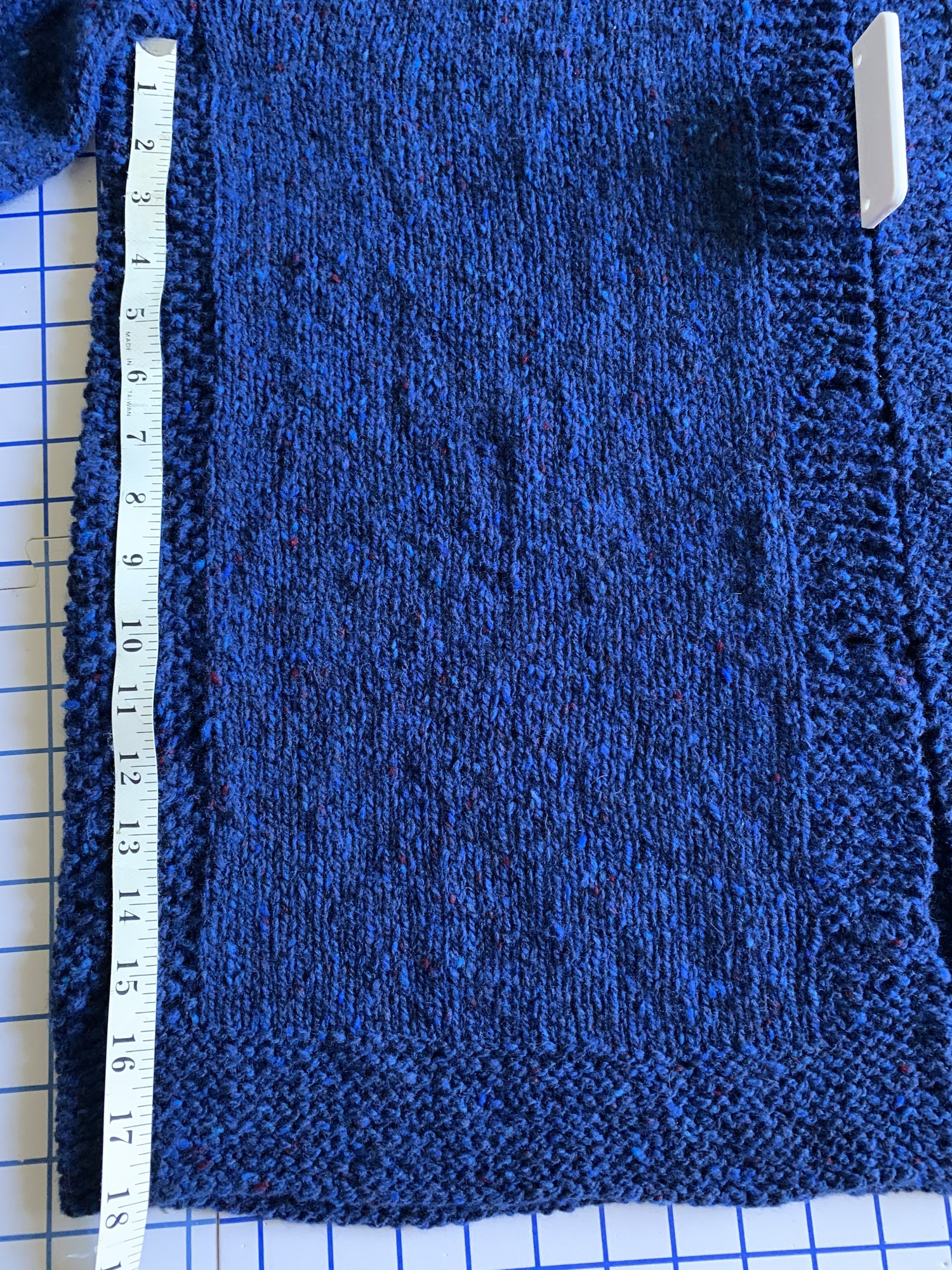 Knitting Cobblestone Cardigan #2 in Blue – New England's Narrow Road