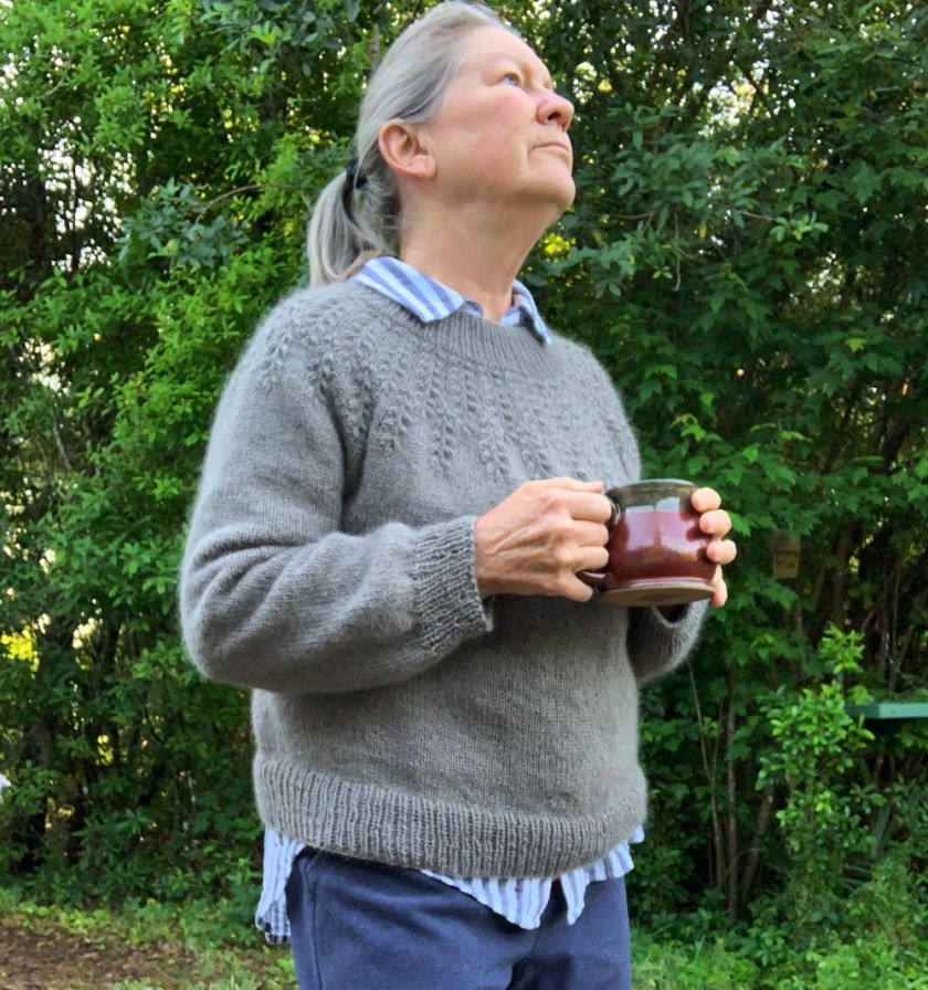 Finished Knitting the Scrappy Bias Shawl – New England's Narrow Road